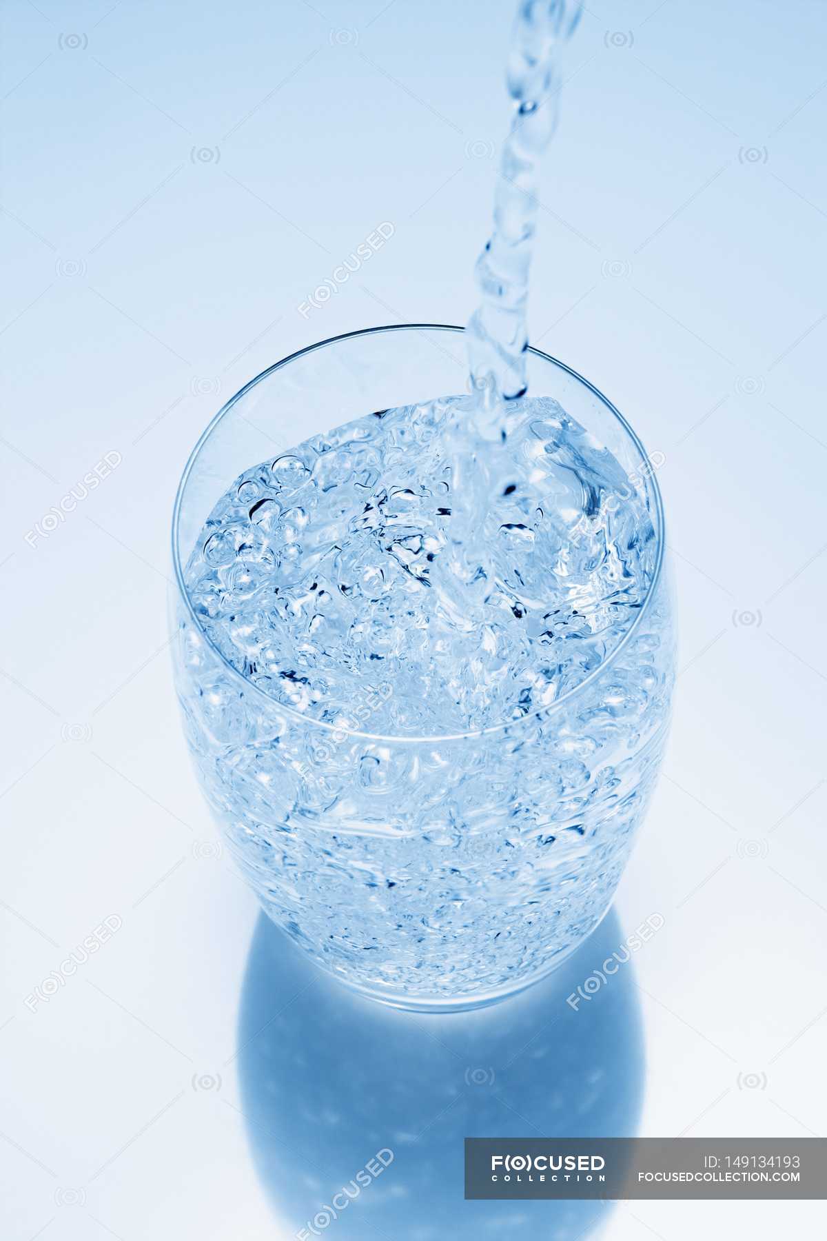Pouring clear water — blueness, crystal - Stock Photo | #149134193