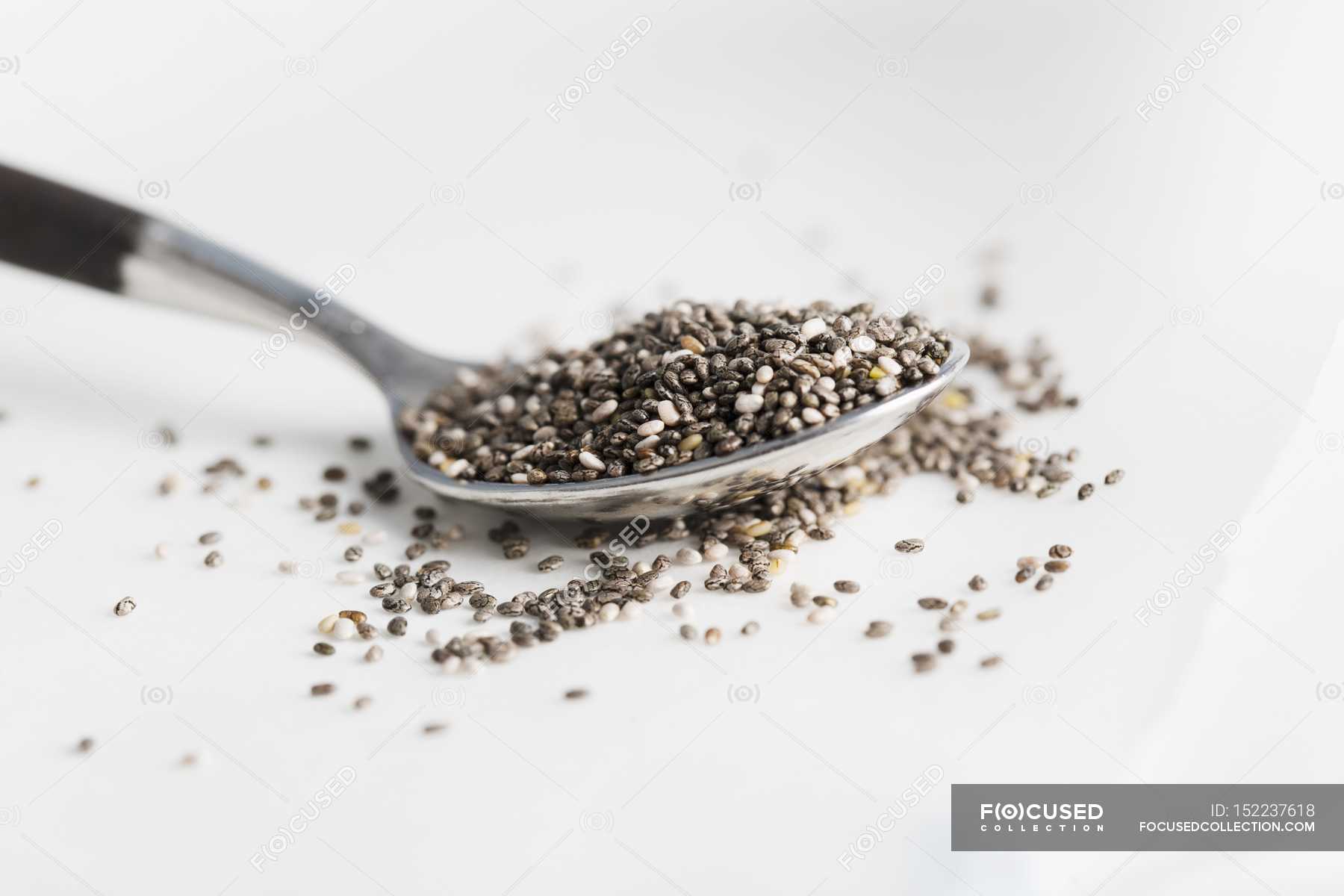Spoonful Of Chia Seeds Lifestyle Up Stock Photo 152237618 spoonful-of-chia-seeds-lifestyle-up-stock-photo-152237618