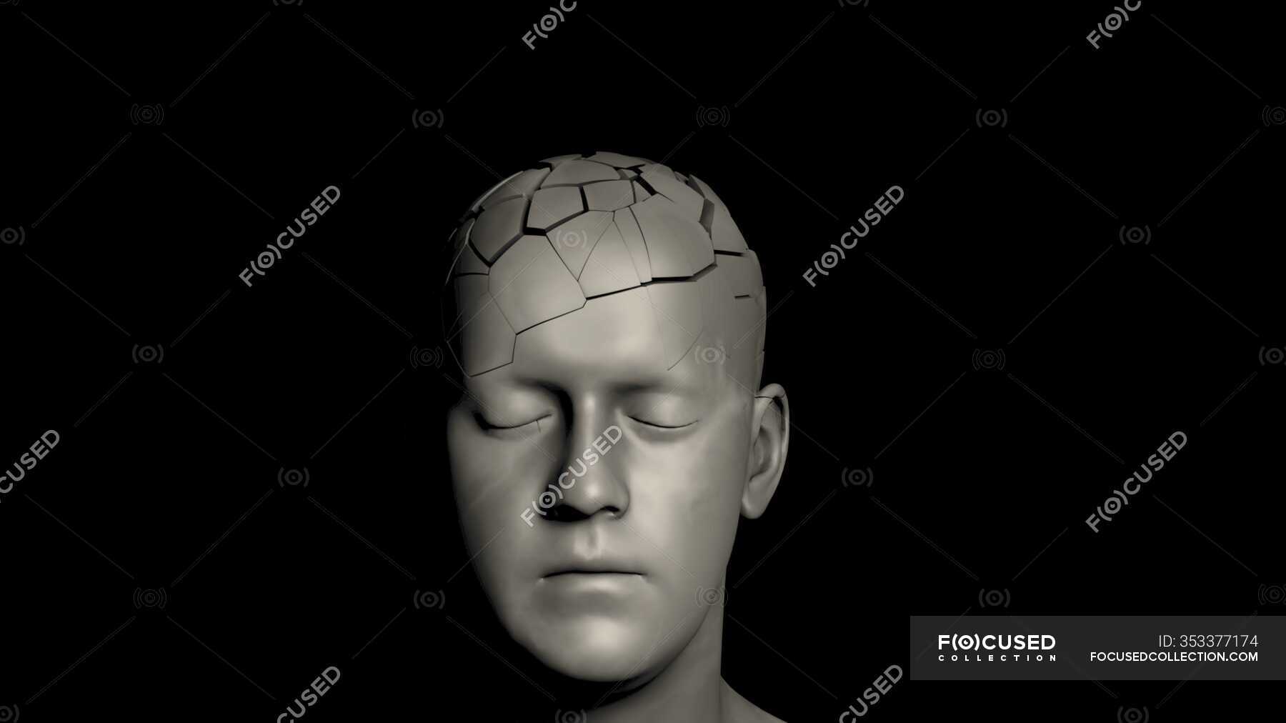 Dementia, conceptual computer illustration — alzheimers, breaking ... Dementia, conceptual computer illustration — alzheimers, breaking ...