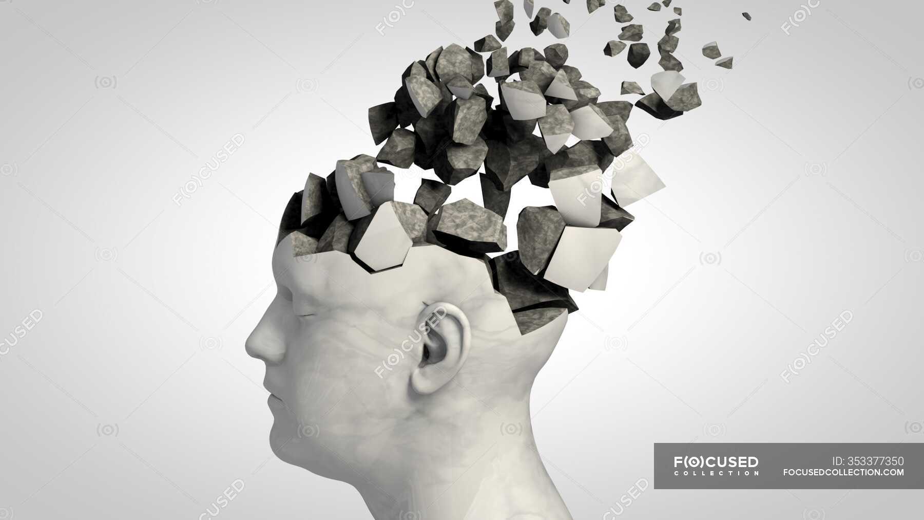 Dementia, conceptual computer illustration — 3d, medicine - Stock Photo ... Dementia, conceptual computer illustration — 3d, medicine - Stock Photo ...