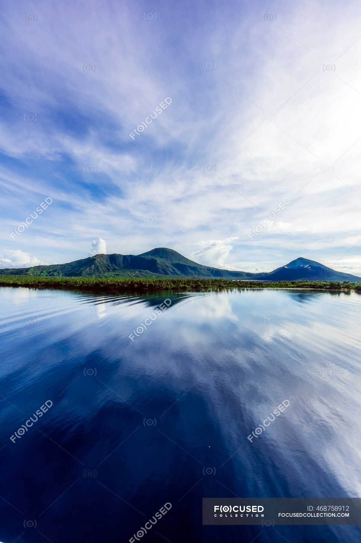 Oceania Papua New Guinea Island Of New Britain View Of Volcanoes oceania-papua-new-guinea-island-of-new-britain-view-of-volcanoes