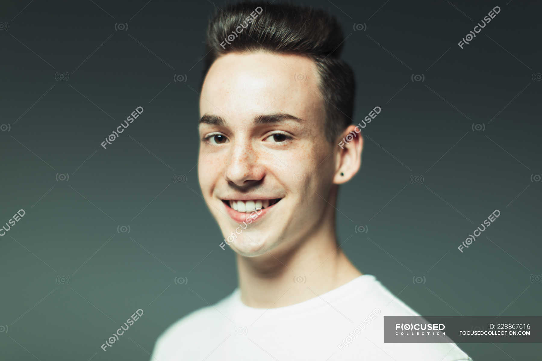 Portrait smiling, confident teenage boy — one person, photography ... Portrait smiling, confident teenage boy — one person, photography ...
