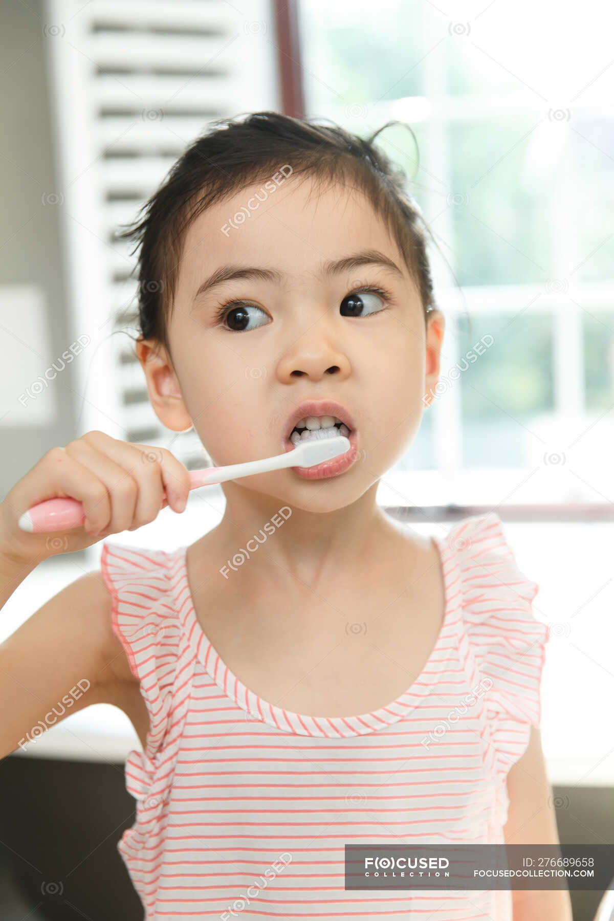 Little Girl Brushing Teeth Body Care Girls Stock Photo 276689658 little-girl-brushing-teeth-body-care-girls-stock-photo-276689658