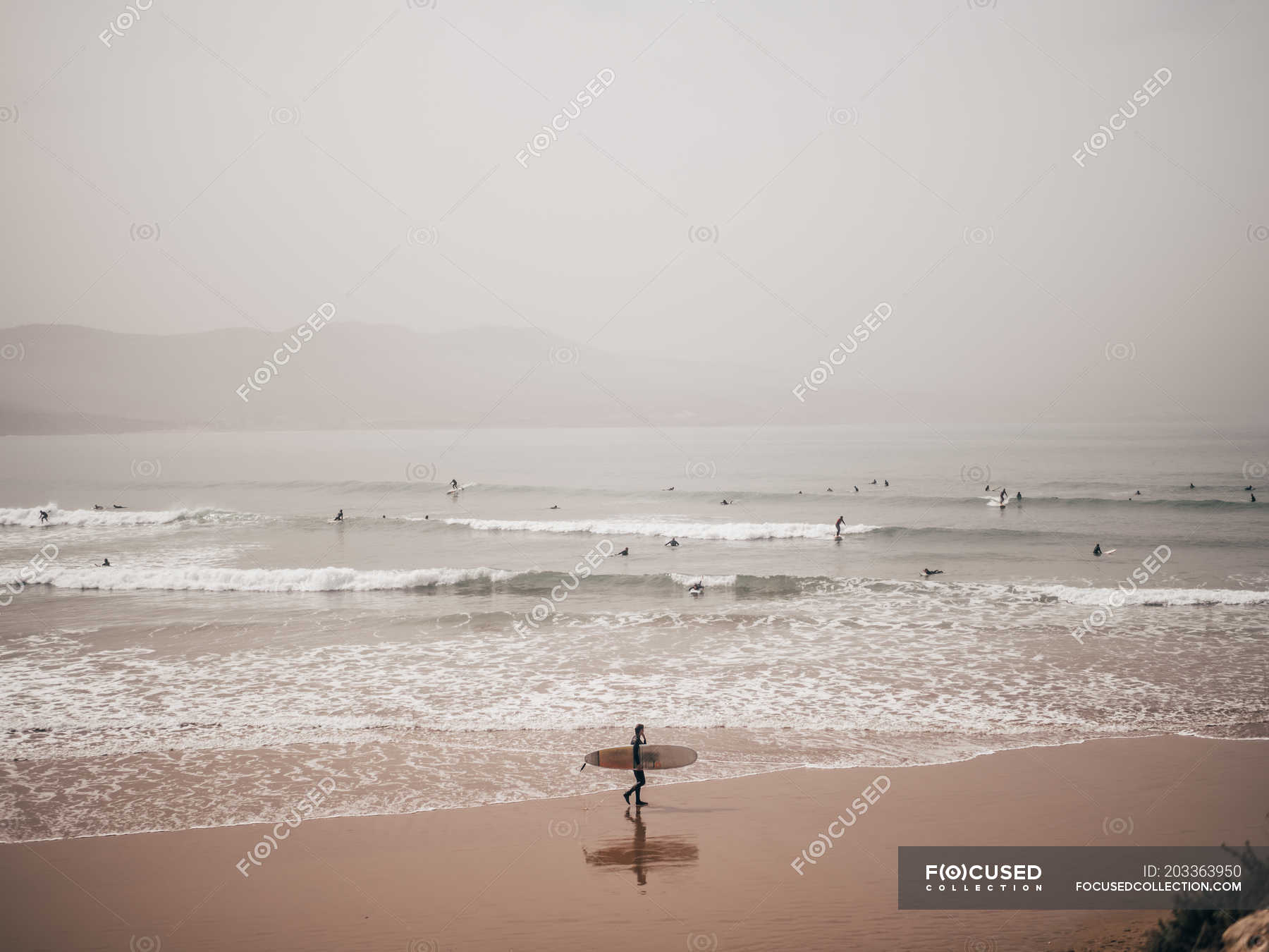 People surfing in ocean — nature, tourism - Stock Photo | #203363950